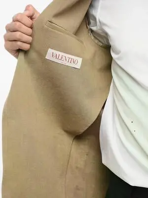 Valentino Garavani Single-breasted Patch-pocket Blazer