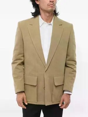 Valentino Garavani Single-breasted Patch-pocket Blazer - Neutrals