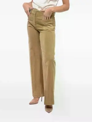 QL2 QUELLEDUE Patch-pocket Corduroy Trousers