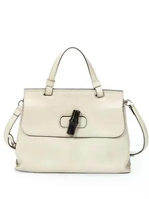 Gucci Small Bamboo Daily Tote Bag - Neutrals