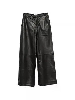 ARMA Wide-leg Leather Trousers