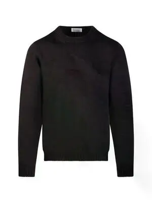 ROBERTO COLLINA Marl-knit Sweater - Black