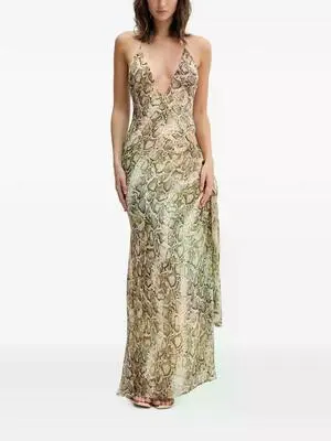 Bardot Cyrel Cut-out Gathered Maxi Dress