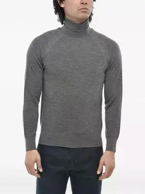 PAOLO PECORA Turtleneck Raglan-sleeve Sweater