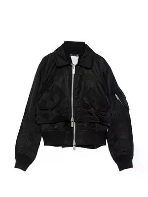 Sacai Layered-design Jacket - Black