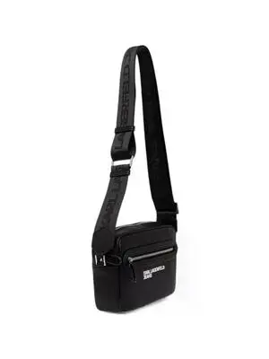 Karl Lagerfeld Logo-print Zip-fastening Belt Bag - Black