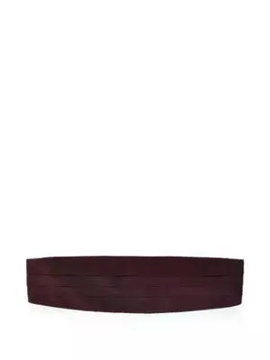 Corneliani Pleated Silk Cummerbund
