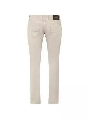 MOORER Five-pocket Jeans - White