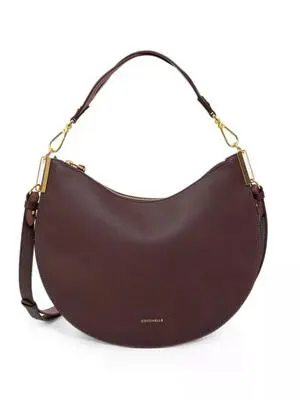 COCCINELLE Medium Sunup Pebbled Shoulder Bag - Brown