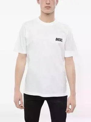 DIESEL® T-just-small Embroidered-logo Crewneck T-shirt