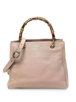 Gucci Small Bamboo Shopper Tote Bag - Pink