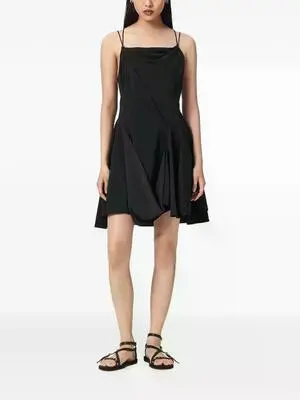 ALLSAINTS Claire Draped Mini Dress - Black