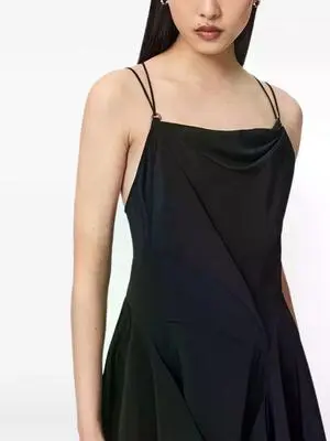 ALLSAINTS Claire Draped Mini Dress - Black