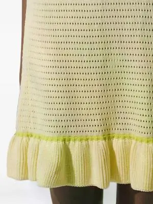 BAOBAB Muse Ruffled-hem V-neck Mini Dress