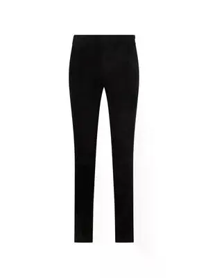 MOORER Slim-fit Trousers - Black