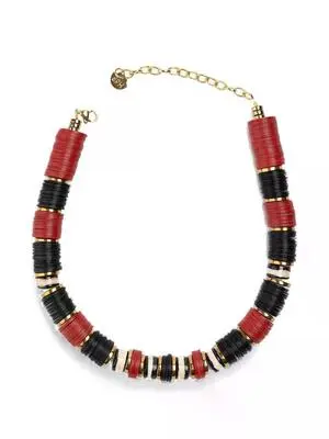 HIJAS DE PUKA Jaipur Beaded Necklace - Red