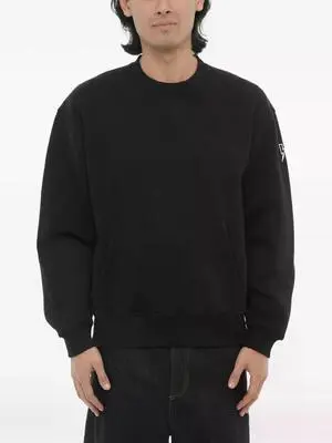 Neil Barrett Embroidered-logo Sweatshirt - Black