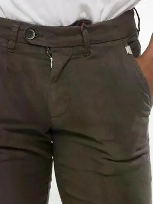 Corneliani Linen-blend Chino Trousers