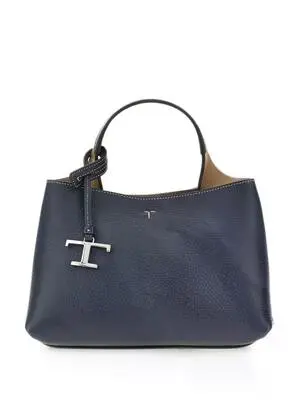 TOD'S T Timeless Leather Cross Body Bag - Blue