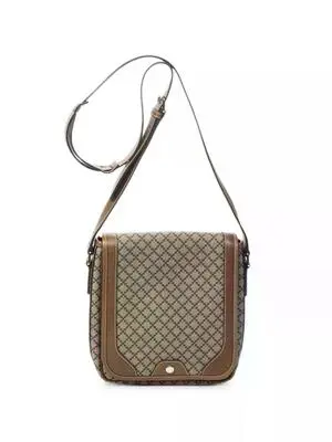 Gucci Diamante Flap Cross Body Bag - Brown