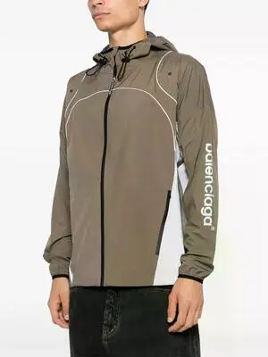 Balenciaga Logo-print Panelled Jacket