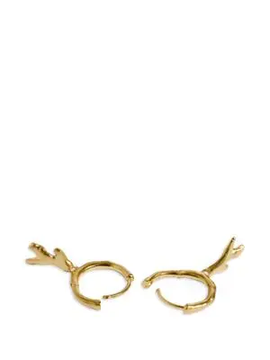 Monica Vinader Fragments Coral Huggie Earrings