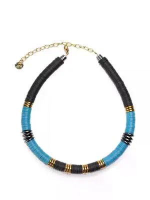 HIJAS DE PUKA Jaipur Beaded Necklace - Black
