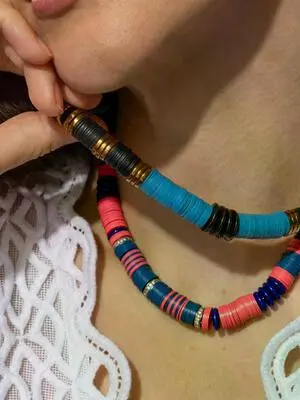 HIJAS DE PUKA Jaipur Beaded Necklace