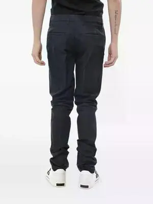 Corneliani Belt-loop Chino Trousers - Blue