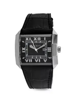 Locman Rectangle 40mm Watch - Black