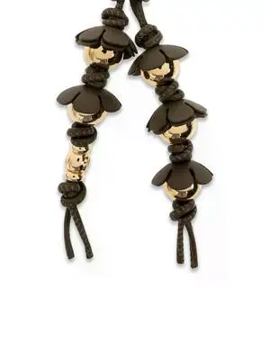 Michael Kors Floral Detail Beaded Bag Charm
