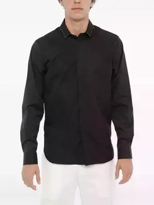 Neil Barrett Cut-out Bolt Slim-fit Shirt