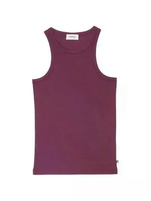OTTOD'AME Ribbed-knit Tank Top - Purple