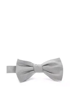 Corneliani Silk Bow Tie - Grey