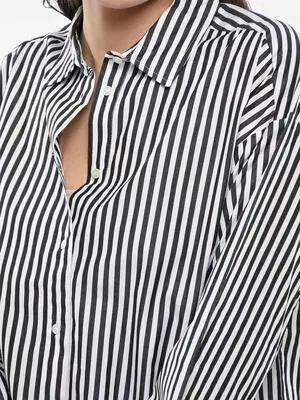 Woolrich Awning-striped Drawstring Shirt