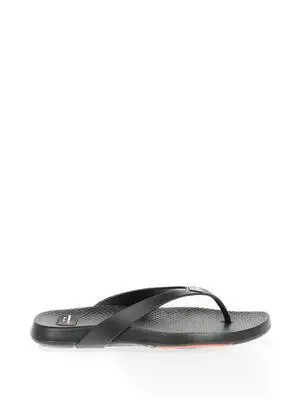 Corneliani Logo-plaque Flip-flops - Black