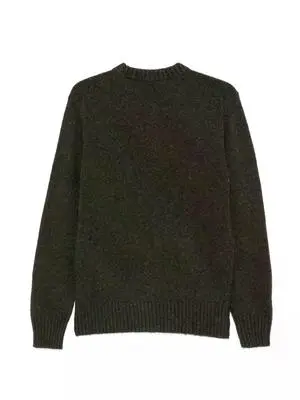 KANGRA Flecked-knit Crew-neck Sweater