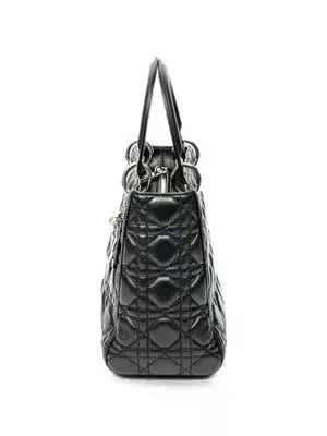 Dior Lady Cannage Two-way Bag - Black