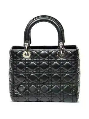 Dior Lady Cannage Two-way Bag - Black