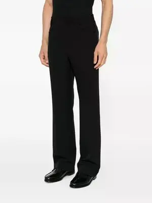 SECOND / LAYER Pressed Crease Straight-leg Trousers