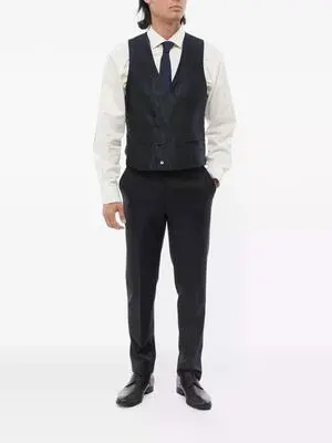 Corneliani Paisley-pattern Waistcoat - Blue