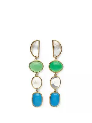 LIZZIE FORTUNATO Cala Drop Earrings - Gold