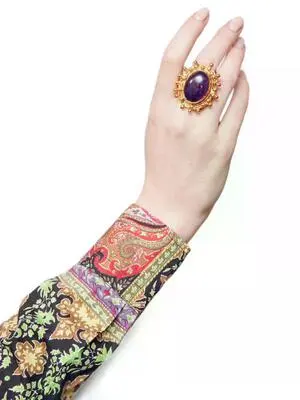 Sylvia Toledano Amethyst -plated Ring