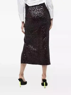 IN THE MOOD FOR LOVE Embellished Midi Skirt