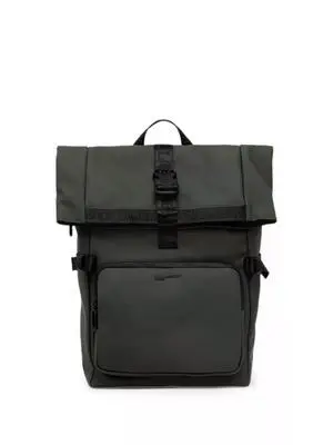 Karl Lagerfeld Logo-tape Buckle-fastening Backpack - Green