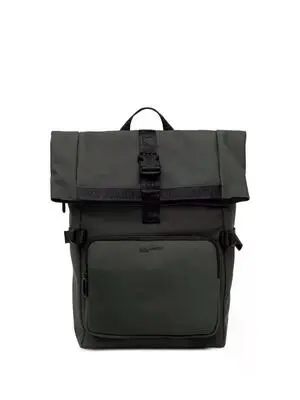Karl Lagerfeld Logo-tape Buckle-fastening Backpack - Green