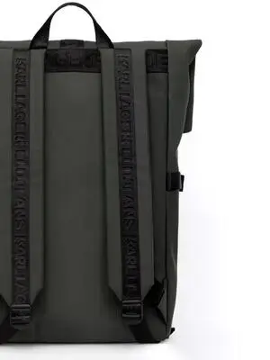 Karl Lagerfeld Logo-tape Buckle-fastening Backpack