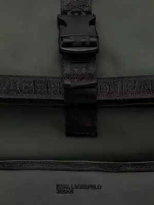 Karl Lagerfeld Logo-tape Buckle-fastening Backpack