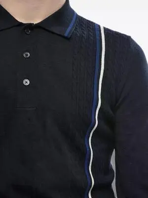 PAOLO PECORA Long-sleeve Buttoned Polo Shirt