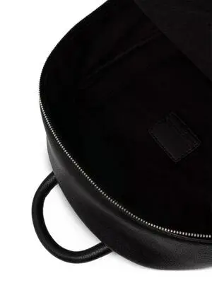 Karl Lagerfeld Logo Plaque Pebbled Effect Backpack